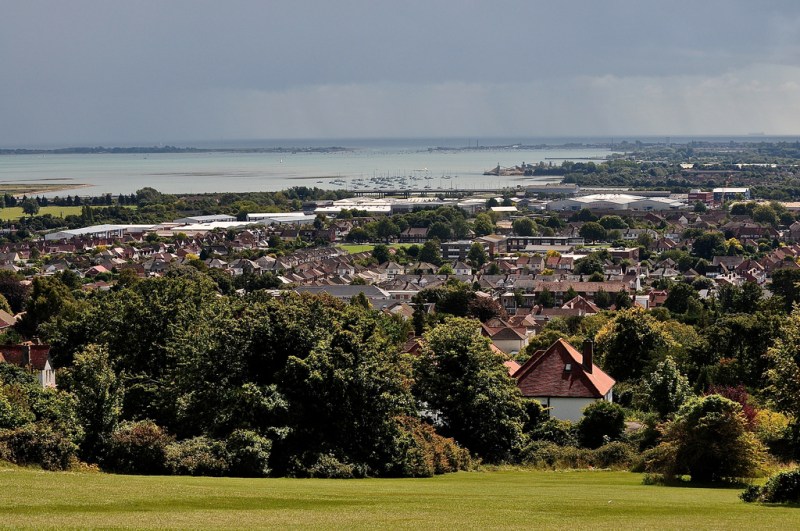 The best view of The Solent: Portsdown Hill